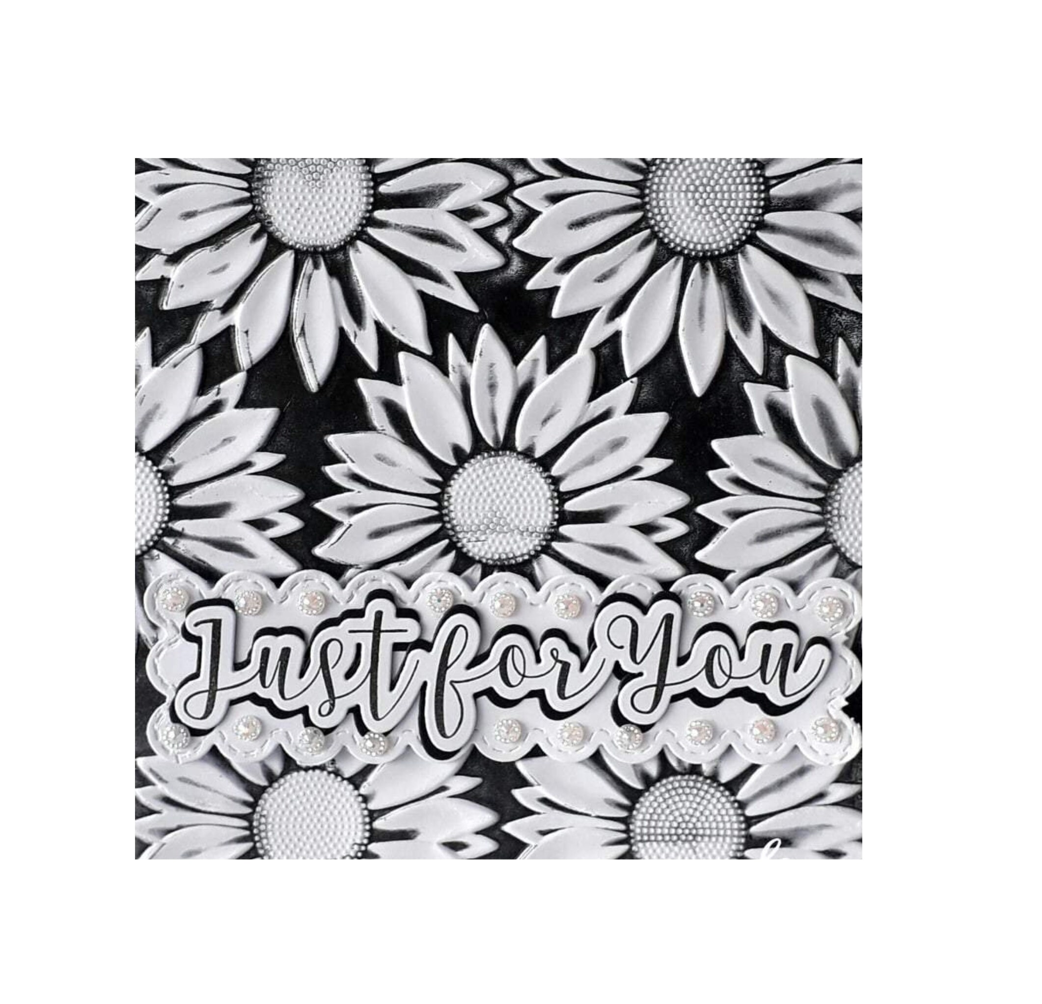 Sunflower Embossing Folder 3D Lisa Horton Flower Craft Folders - Etsy