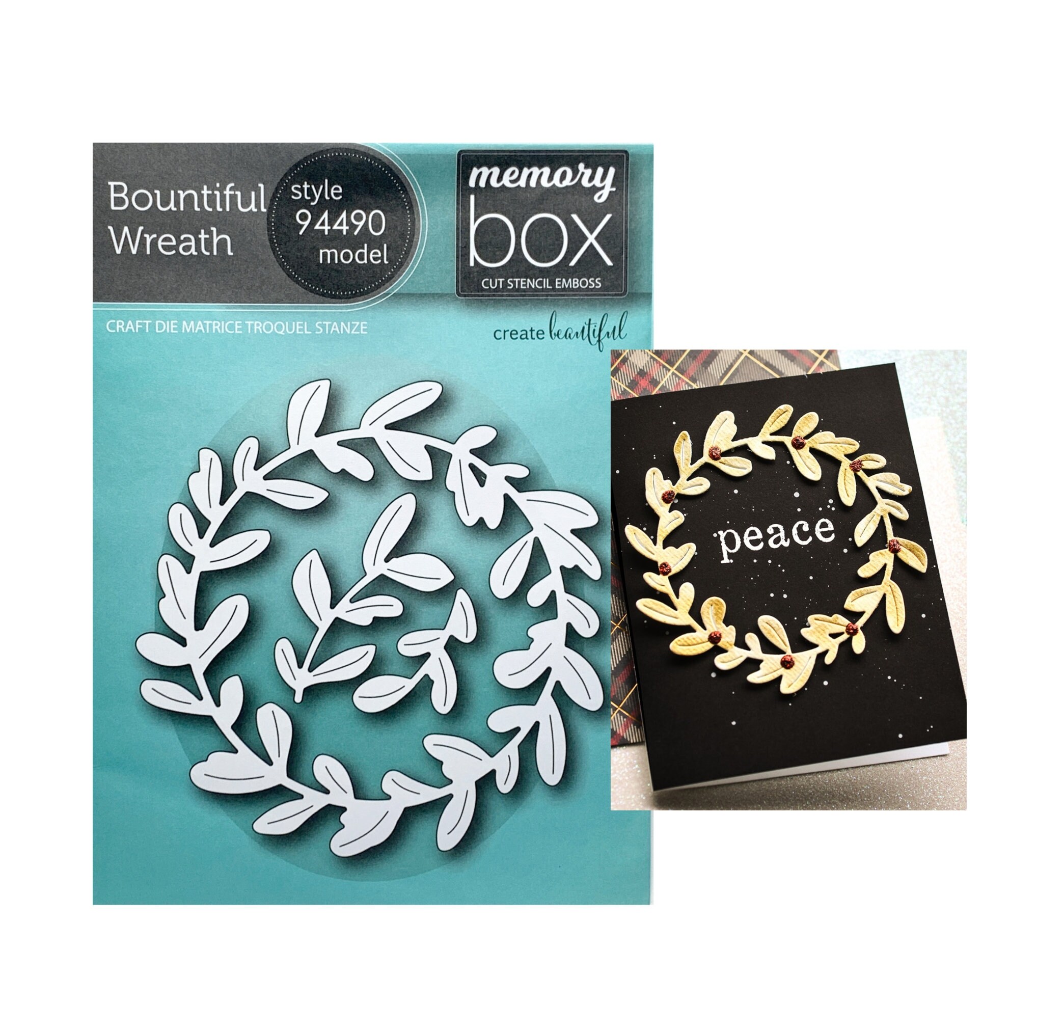 Papercraft Craft Supplies & Tools Paper, Party & Kids Bountiful Wreath ...