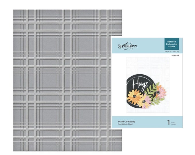 Plaid Embossing Folder by Spellbinders Craft Folders Cuttlebug ...