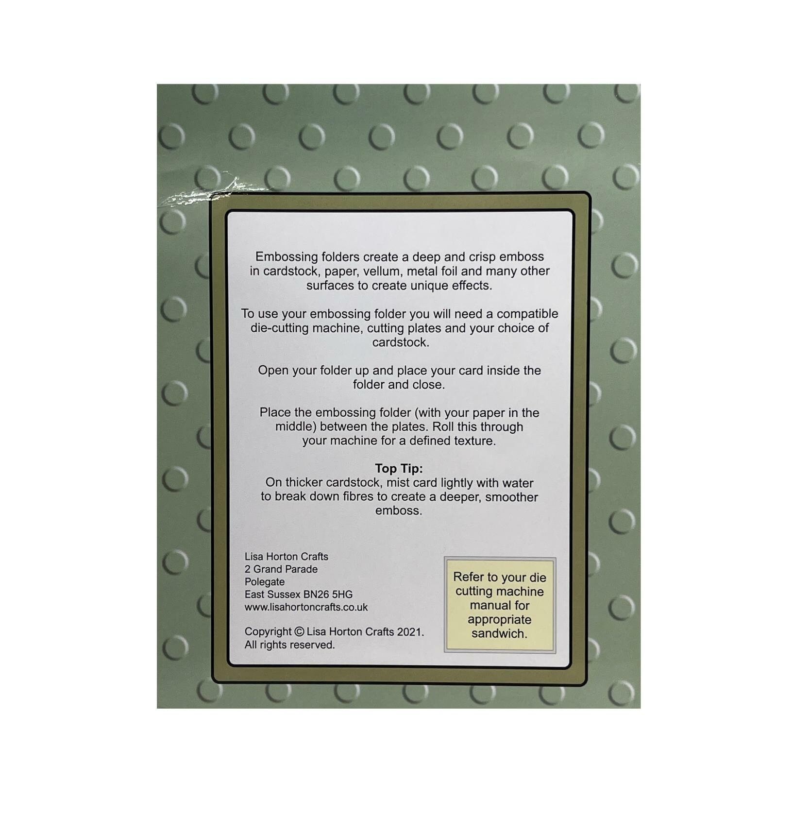 Padded Quilt 3D Embossing Folder Lisa Horton Diamond Craft - Etsy