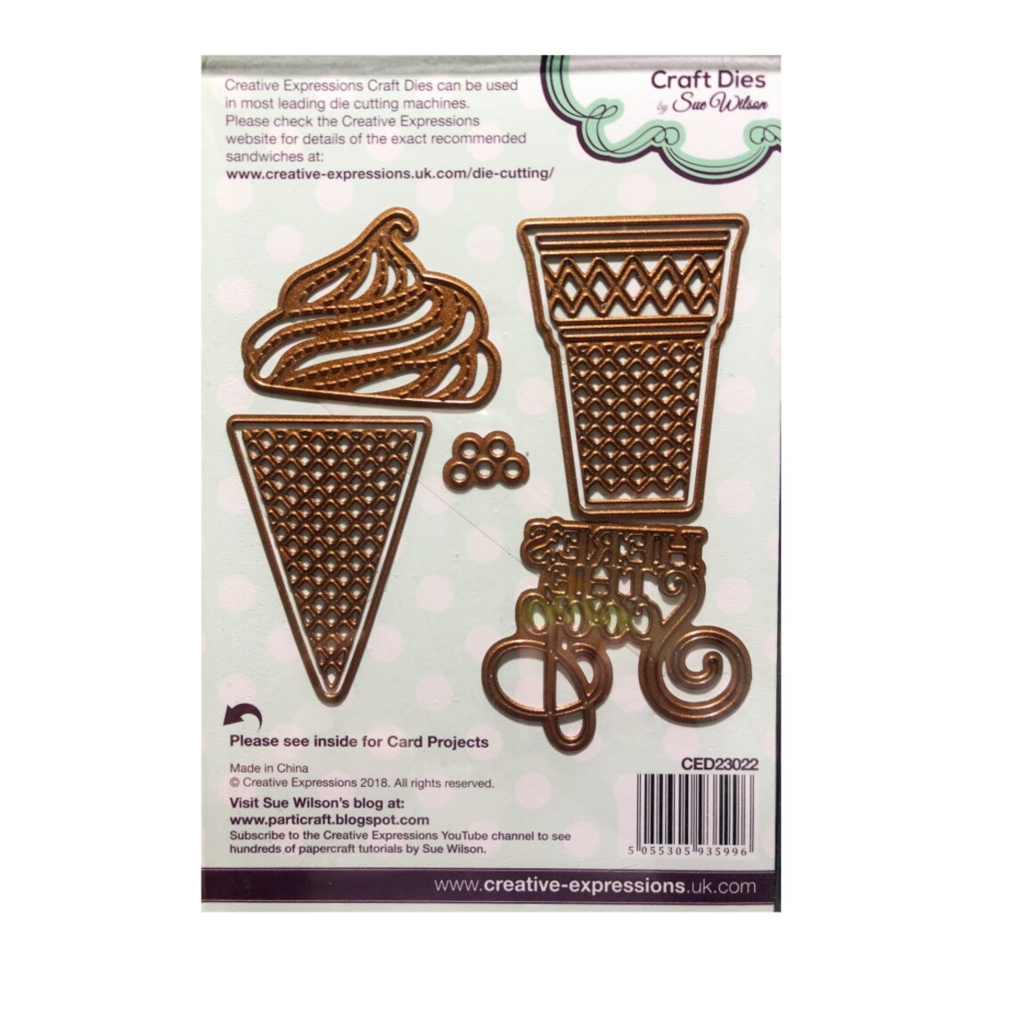 Ice Cream Cone metal die Here's the Scoop Creative | Etsy