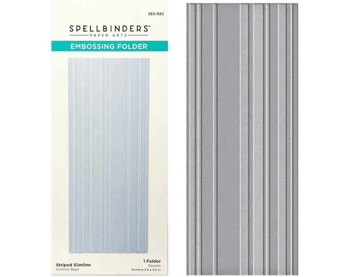Embossing Folder Striped Slimline Spellbinders Craft Folders Stripes ...