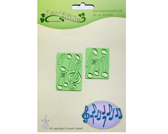 Music Notes Metal Die Cut Musical Symbols Leane Creatief Cutting Dies ...