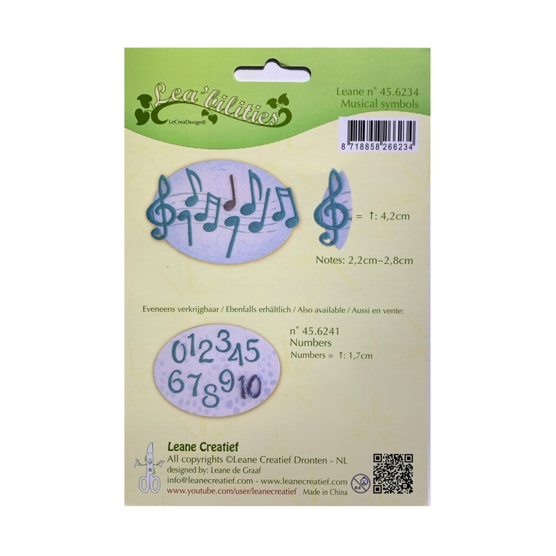 Music Notes metal die cut Musical Symbols Leane Creatief | Etsy