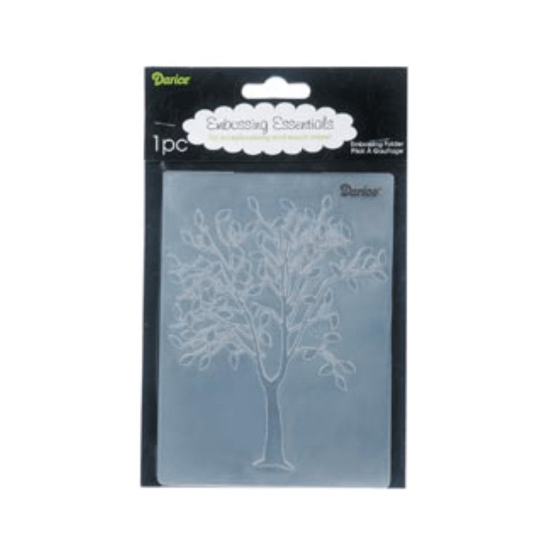 Embossing folder Tree with Leaves by Darice Craft Folders | Etsy