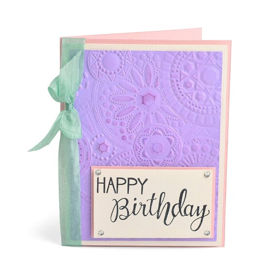 Embossers Embossing Folder 3D Mosaic Gems by Sizzix Folders Cuttlebug ...