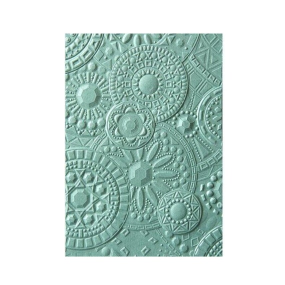 Embossers Embossing Folder 3D Mosaic Gems by Sizzix Folders Cuttlebug ...