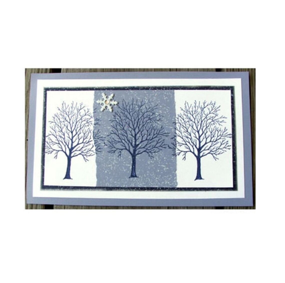 Bare Tree Cling Rubber Stamp Landscape by Serendipity Stamps - Etsy