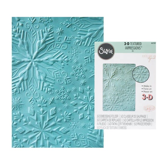 Embossers Embossing Folder 3D Mosaic Gems by Sizzix Folders Cuttlebug ...