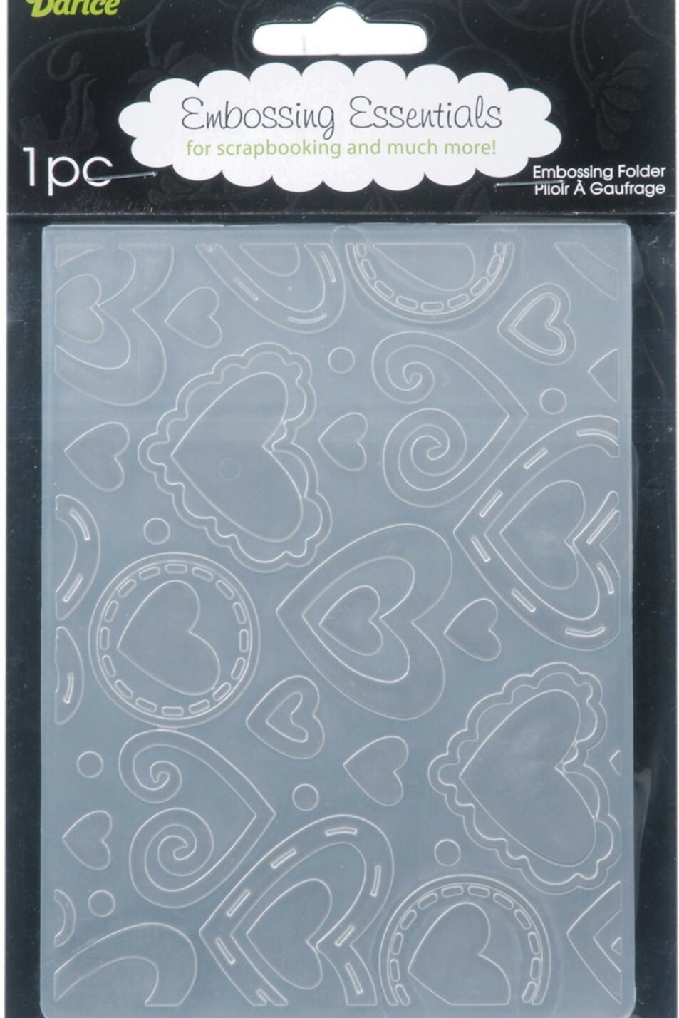 Layered Hearts Valentine's Embossing Folder Darice 1216-69 | Etsy