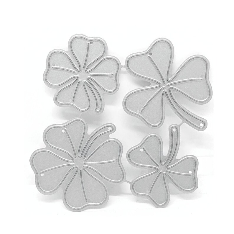 Metal Die Cut Shamrocks Clover Impression Obsession Craft - Etsy