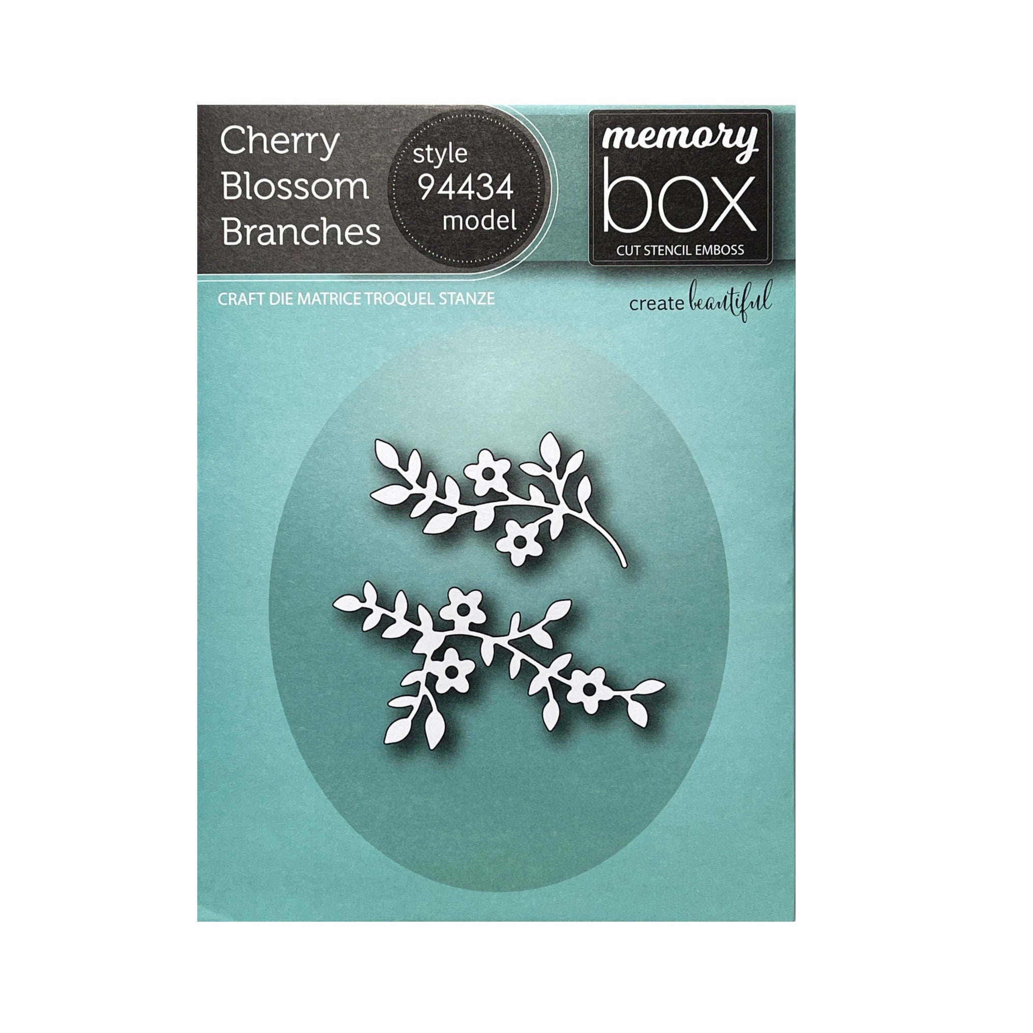 Stamping Cherry Blossom Branches Craft Die Cut Flowers Blossoms Memory ...