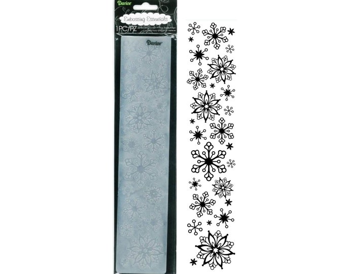 Embossing Folder Snowflake Border Darice Crafts Folders,card Making ...