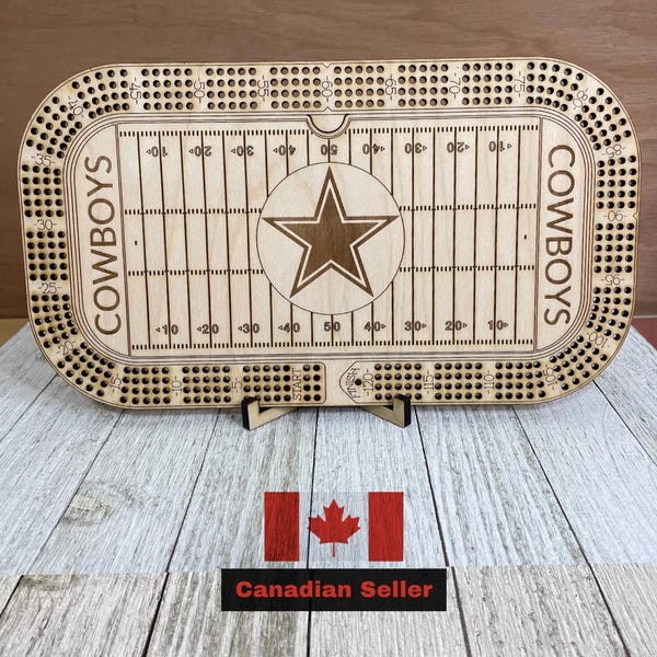 Football Cribbage Board - Etsy
