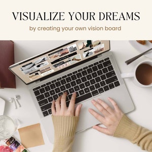 Digital Vision Board Kit 2026, Canva Vision Board Template, Drag & Drop ...