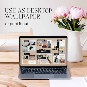 Digital Vision Board Kit 2026, Canva Vision Board Template, Drag & Drop ...