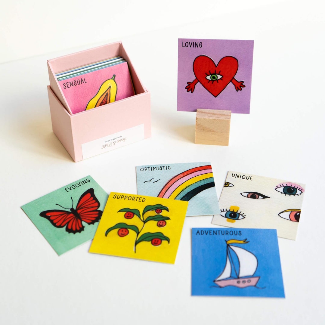 Self Care Affirmation Cards for Women, Daily Inspirational Cards ...