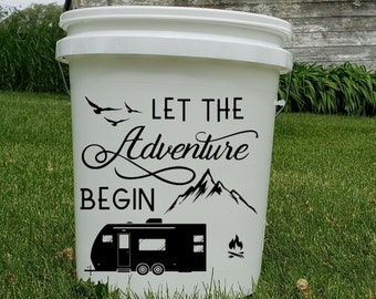 Bucket decal | Etsy
