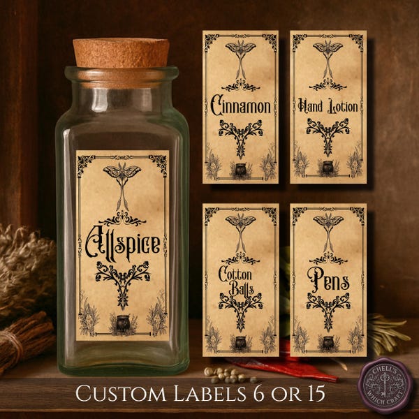 Apothecary Jar Set - Etsy