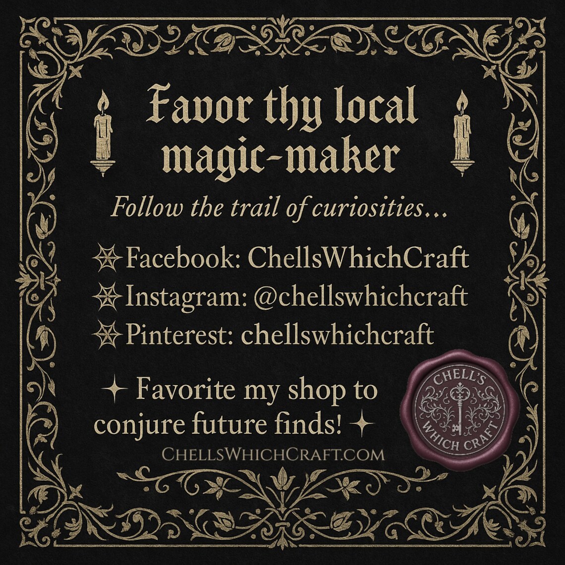 Witchy Spice Labels 20/40 Stickers, Witch Hat Crystals Herbs ...