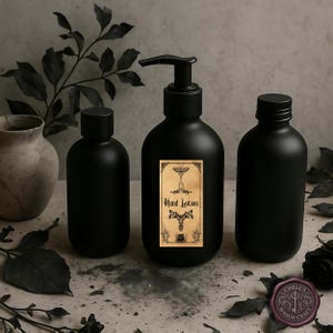 Custom Apothecary Labels, Gothic Jar Stickers for Herbs, Spices, Spell ...