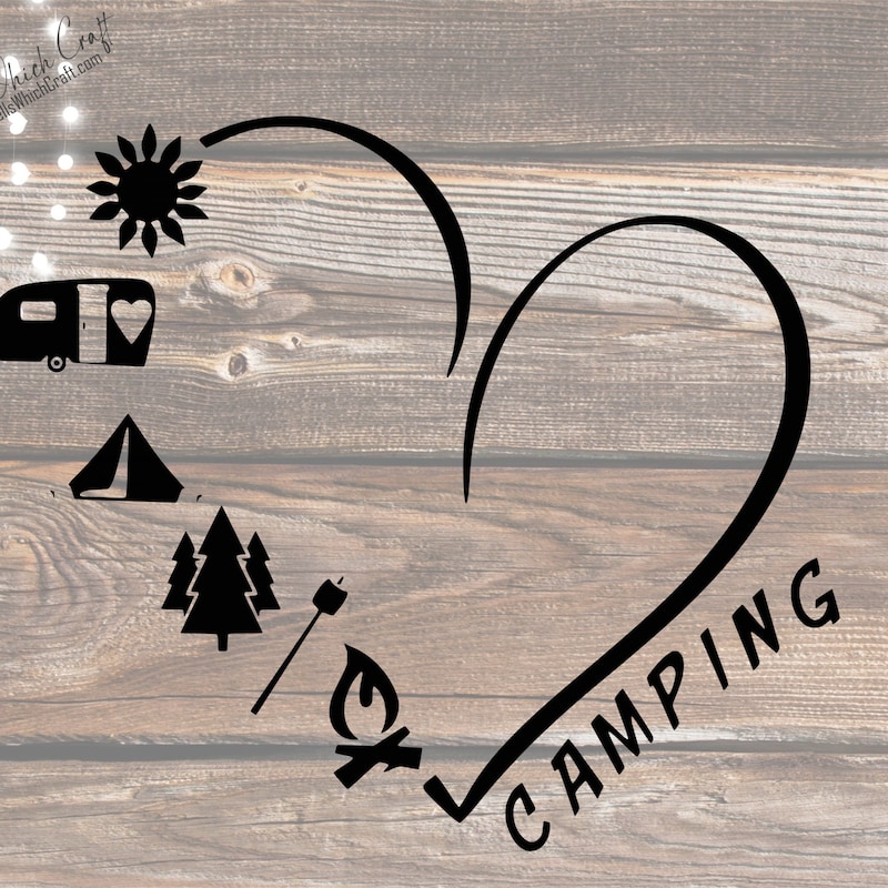 Camping Vinyl Decal - Etsy