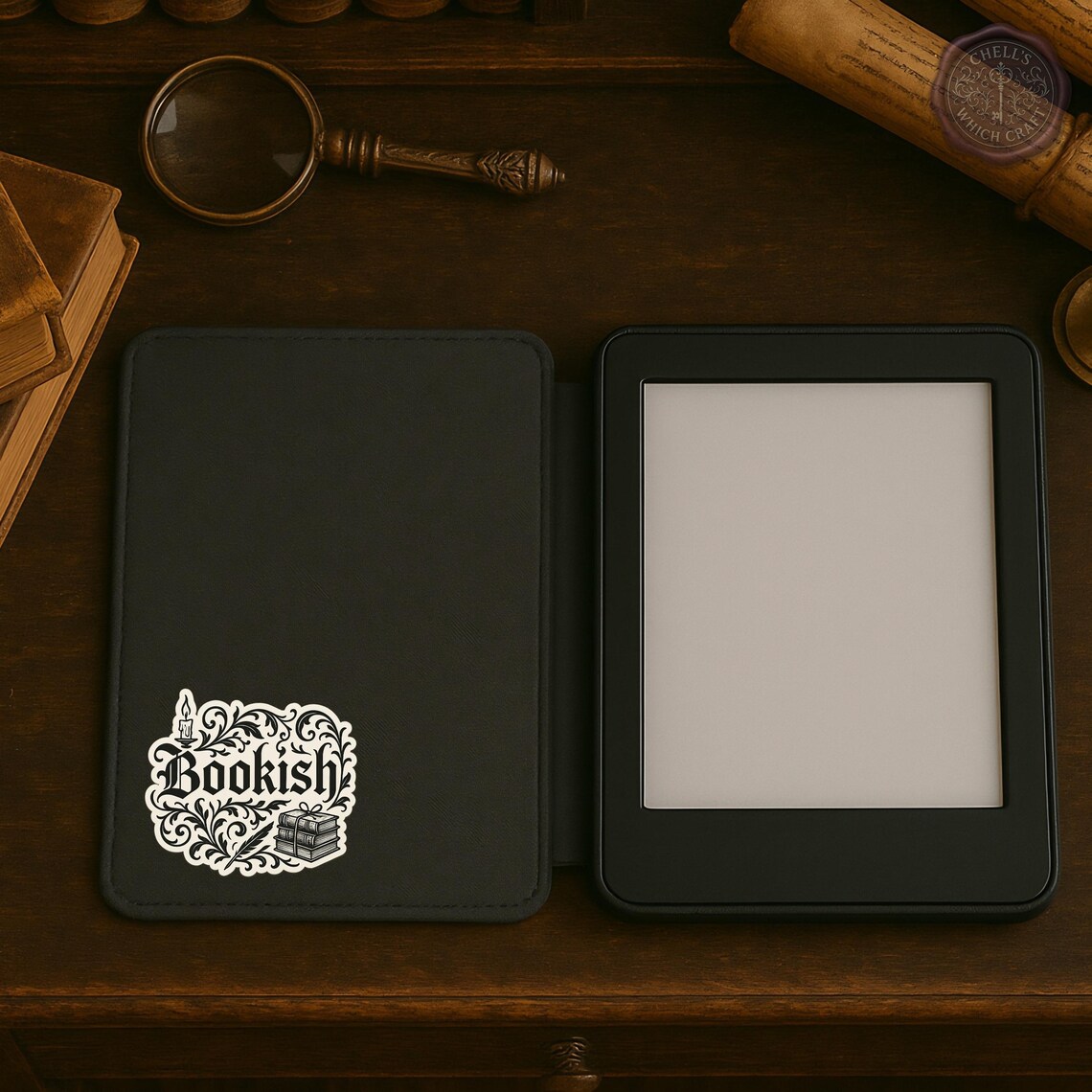 Bookish Sticker, Bibliophile Sticker, Medieval Manuscript Style, Dark ...