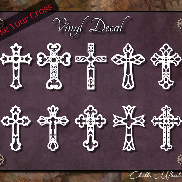 Cross Decal - Etsy