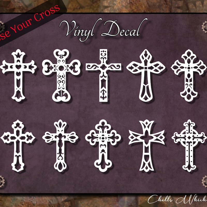 Cross Decal - Etsy