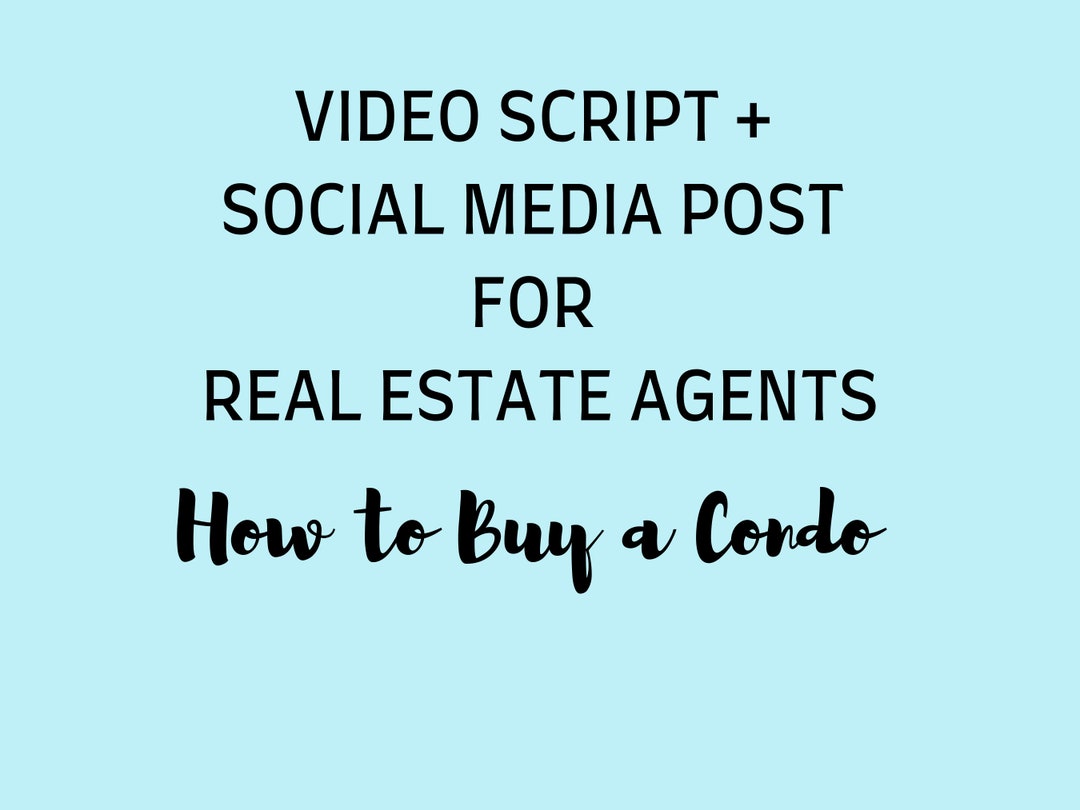 1-minute Video Script for Real Estate Agents on Ig/tiktok: How to Buy a ...