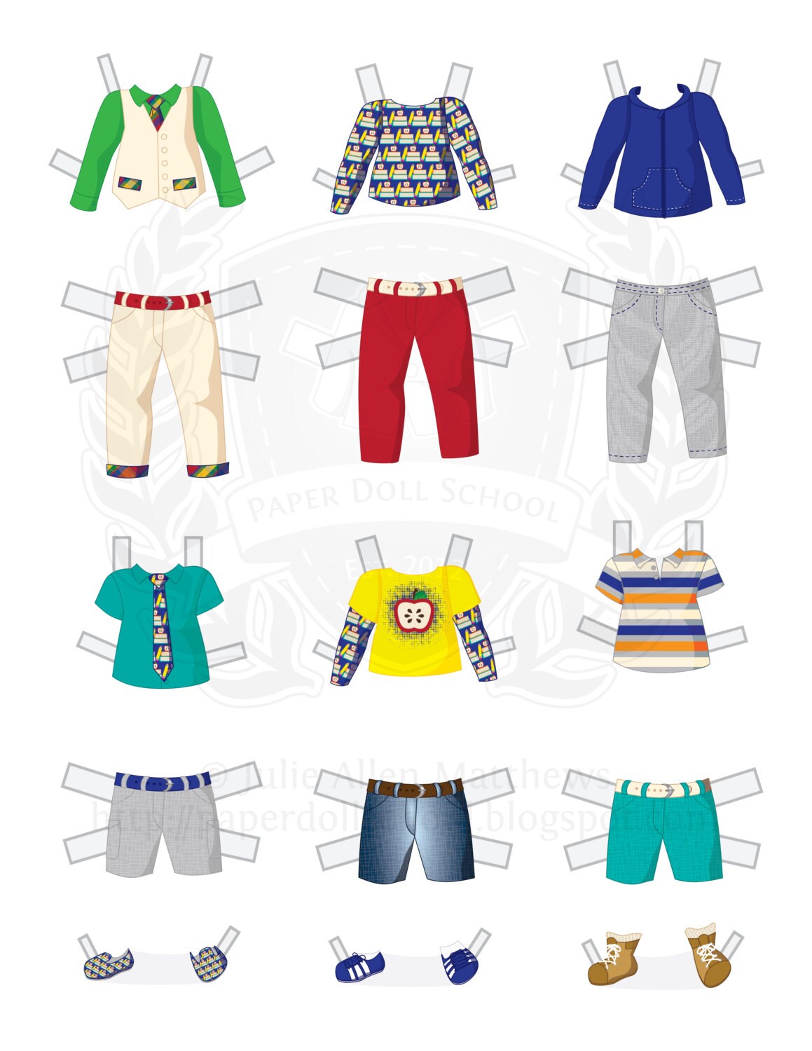 Noah Instant Download Toddler Graduation Paper Doll - Etsy