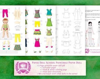 Build Your Own Set Instant Download Male Paper Doll Wardrobe - Etsy