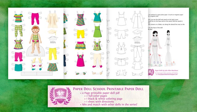 PaperDollSchool - Etsy