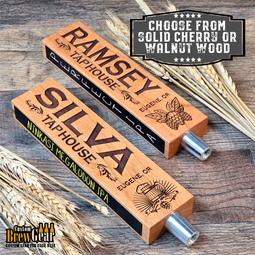 Personalized Tap Handle | Custom Engraved Beer Tap With Chalkboard ...