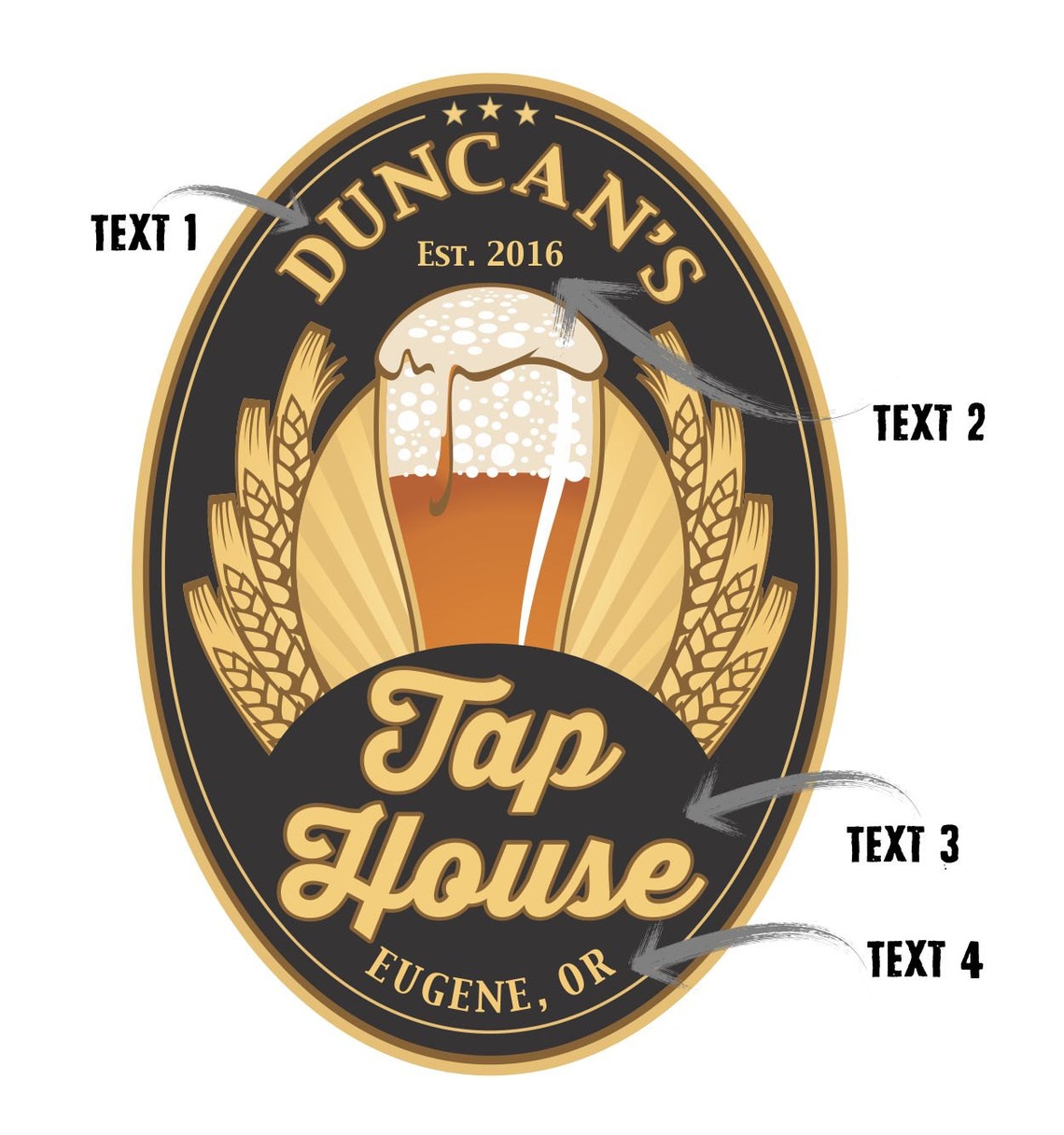 Custom Beer Menu Board Chalkboard | Personalized Menu Board | Tap House ...