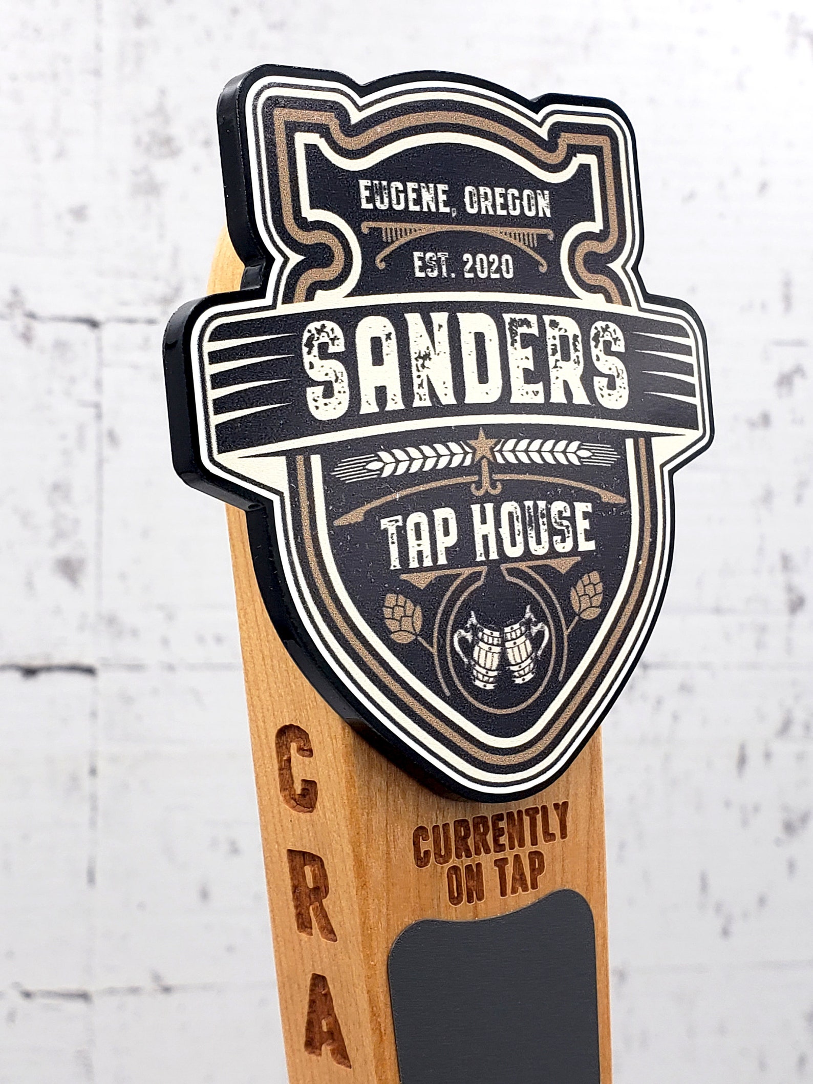 Custom Beer Tap Handle-retro Logo Edition - Personalized Kegerator Tap ...