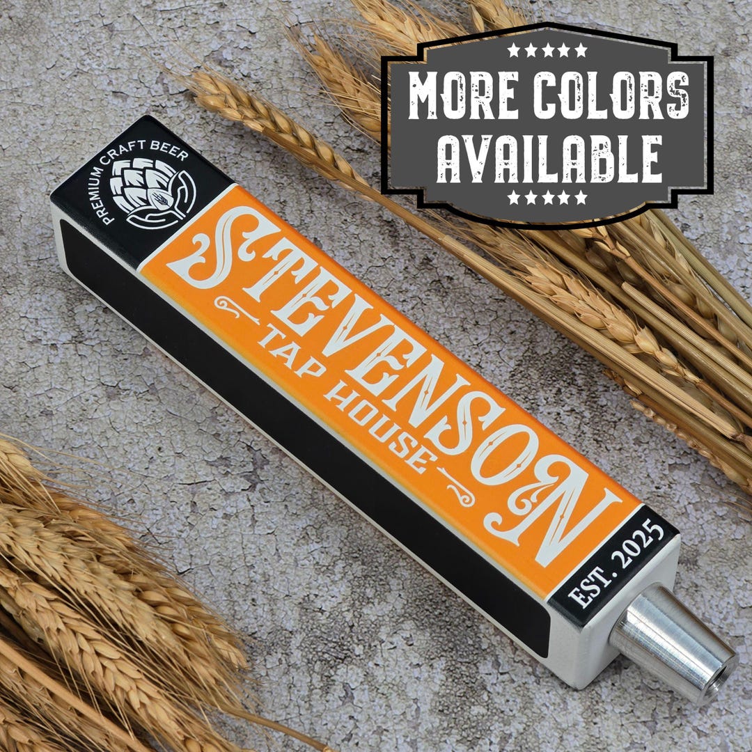 Full Color Chalkboard Tap Handle, Personalized Custom Beer Tap - Etsy