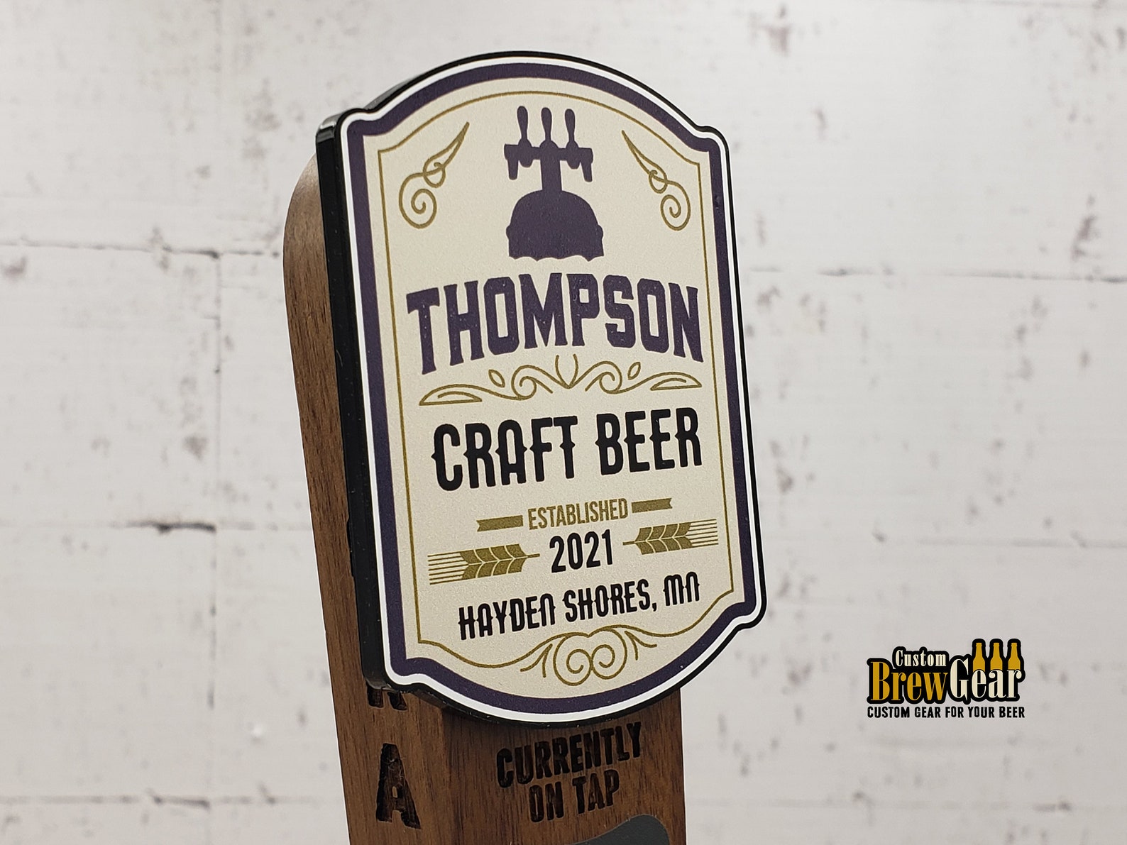 Custom Beer Tap Handle-craft Beer Edition - Personalized Kegerator Tap ...
