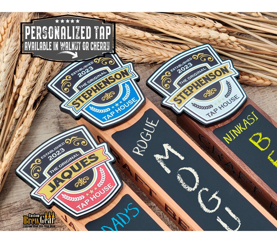 Custom Beer Tap Handle- Stephenson Edition-personalized Beer Tap ...