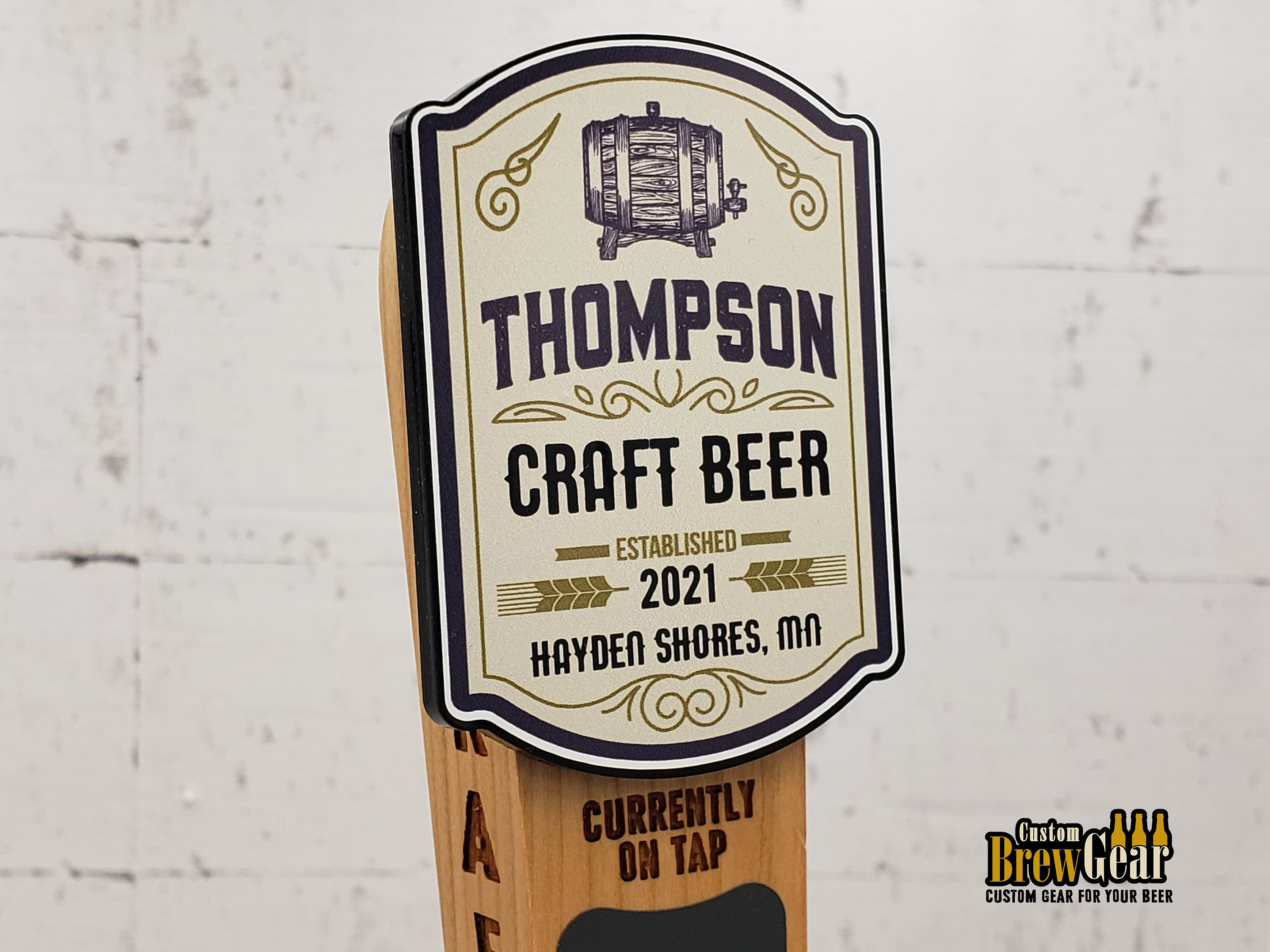 Custom Beer Tap Handle-craft Beer Edition - Personalized Kegerator Tap ...