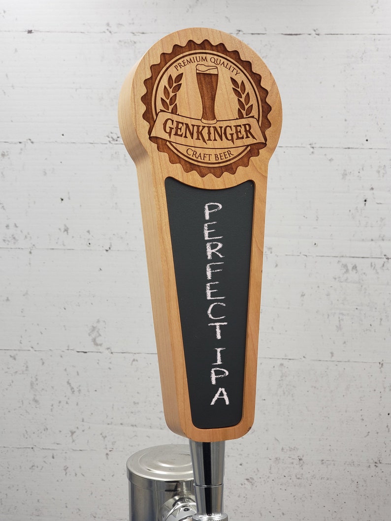 Personalized Custom Beer Tap Handle Laser Engraved With | Etsy