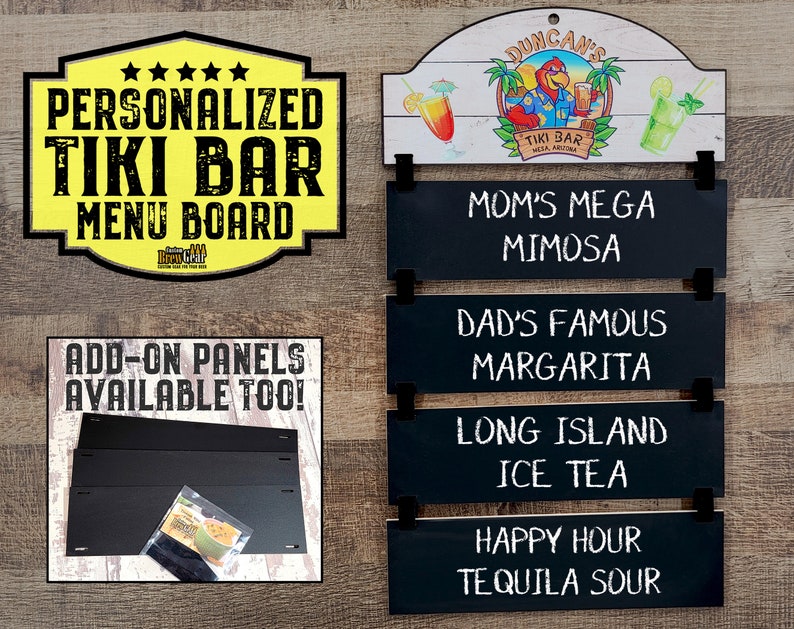 Custom Beer Menu Board Chalkboard Personalized Menu Board - Etsy