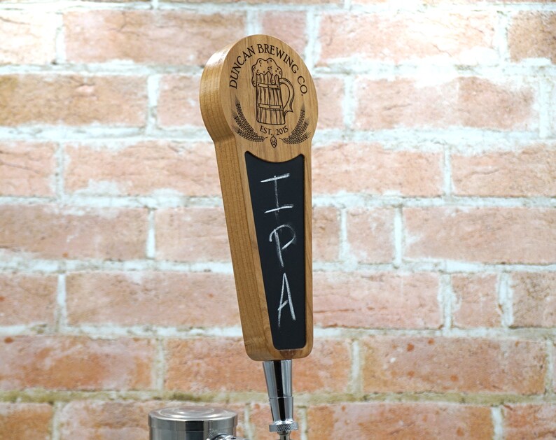 Personalized Custom Beer Tap Handle With Chalkboard Insert - Etsy