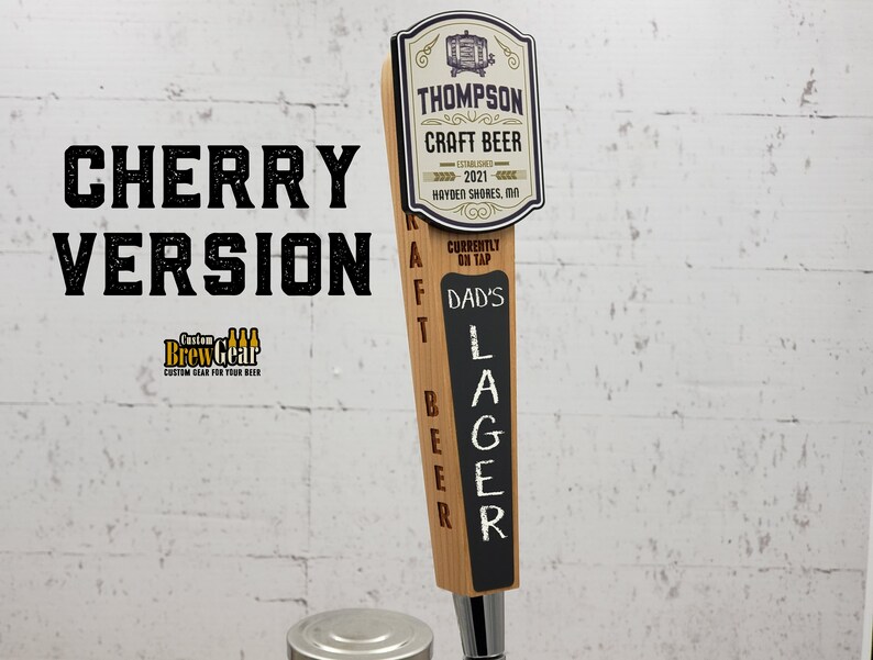Custom Beer Tap Handle-craft Beer Edition - Personalized Kegerator Tap ...