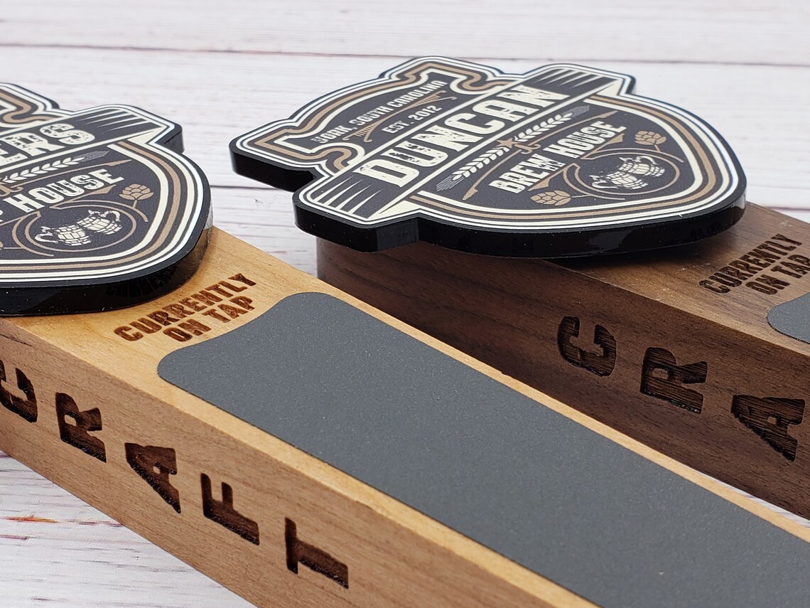 Custom Beer Tap Handle-retro Logo Edition Personalized - Etsy Canada