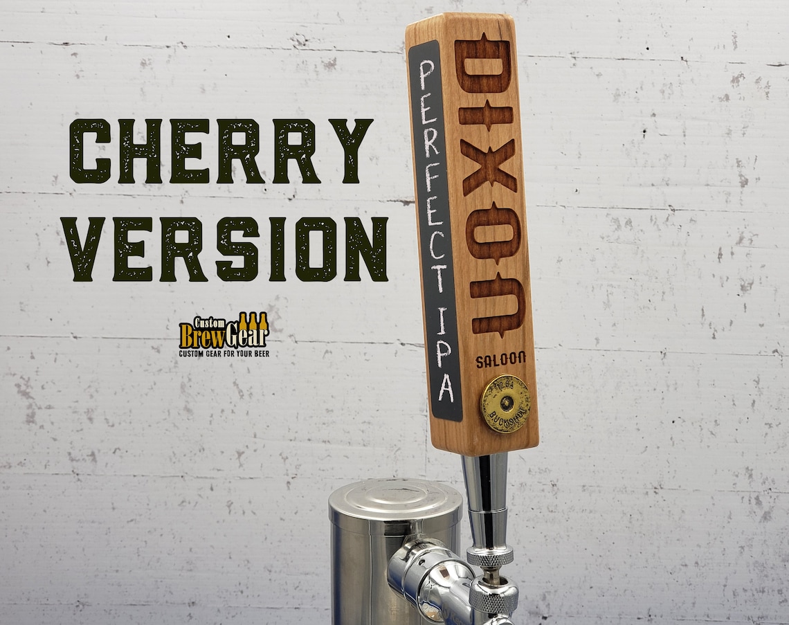 Custom Beer Tap Handle-laser Engraved With Chalkboard - Etsy