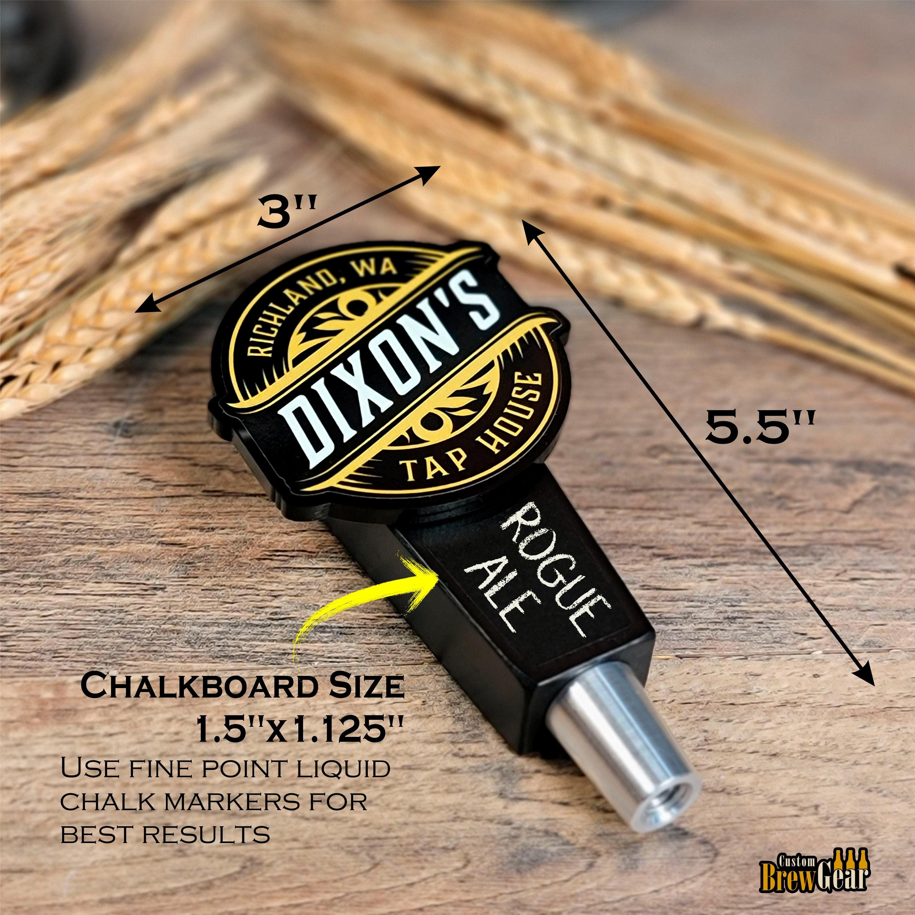 Short Tap Handle-personalized Custom Beer Tap With Chalkboard, Perfect ...