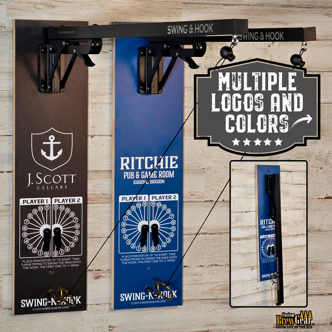 Folding Wall Mount Ring and Hook Game-color Edition | Personalized Game ...