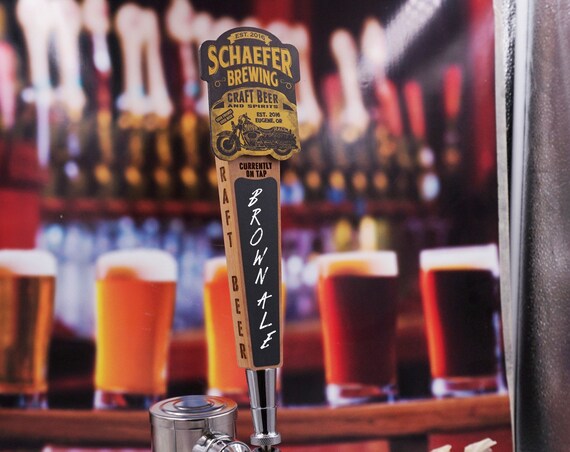 Custom Beer Tap Handle-vintage Motorcycle Edition | Etsy