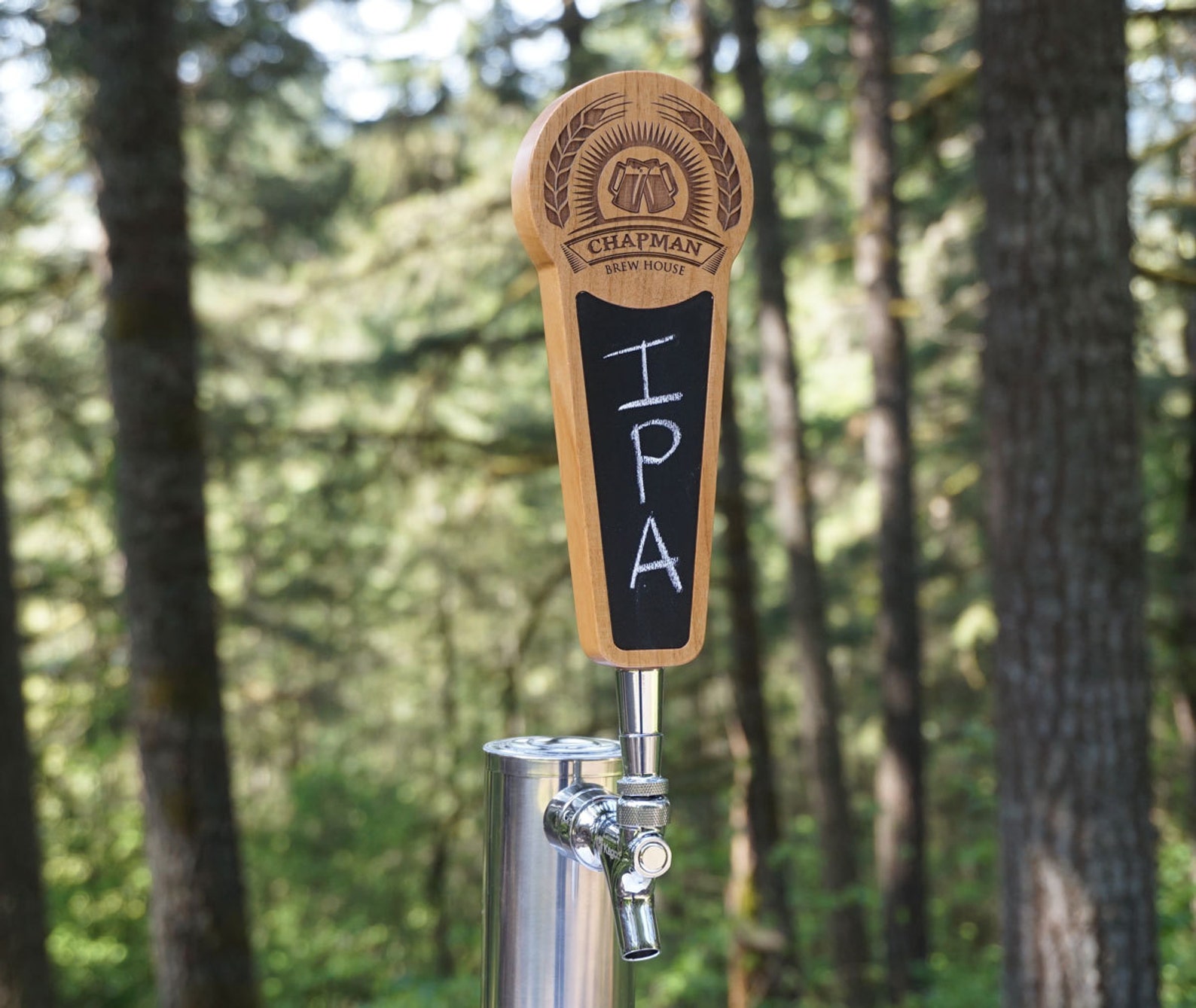Custom Beer Tap Handle With Chalkboard Insert Brew House - Etsy